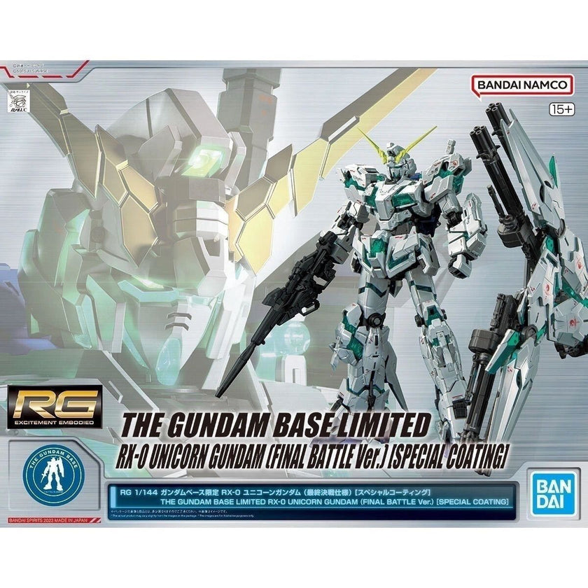 Gundam Base Limited RG 1/144 Unicorn Gundam Final Battle Ver [Special ...