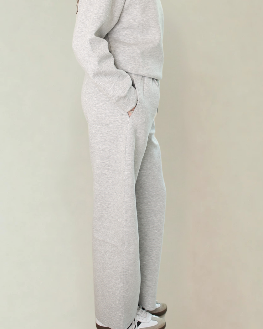Adora Luxeflow - Everyday Wide Leg Pant In Heather Grey – こんにちはマート ...