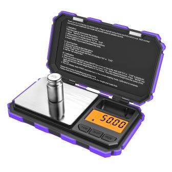 Digital Mini Scale 200g 0.01g Pocket Scale with 50g Calibration Weight ...