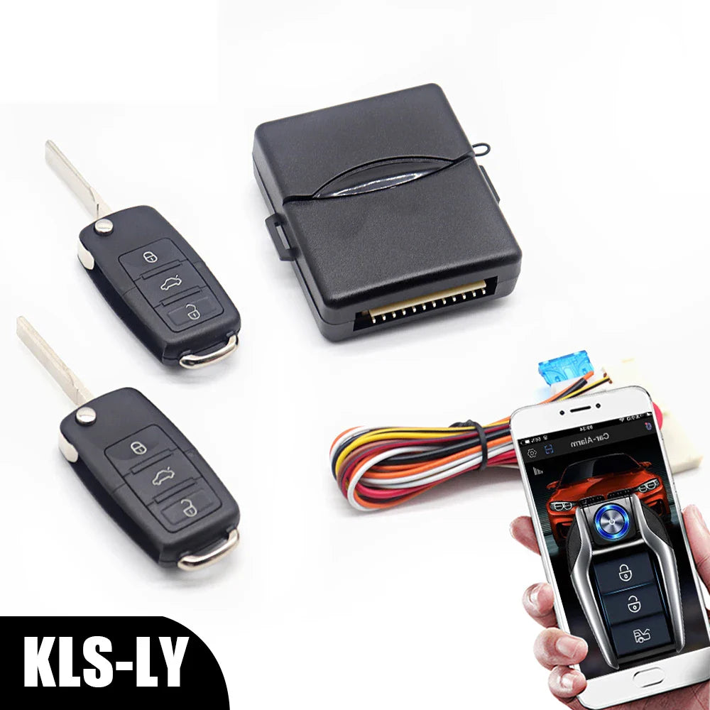 Car Start Stop Keyless Entry System Remote Start Kit Smartphone Contro ...