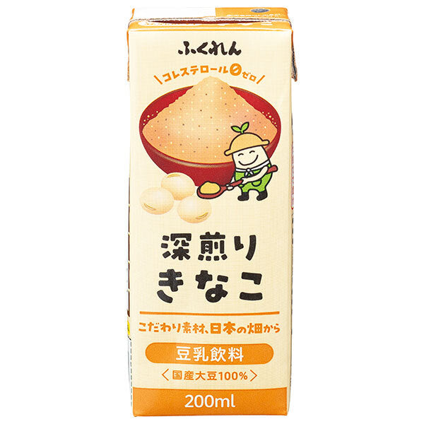 [5% OFF all items! Starting 2/5!] Fukuren Soy Milk Drink Kinako 200ml ...
