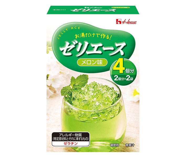 House Foods Jelly Ace Melon Flavor 92g x 10 Boxes – こんにちはマート | KON ...