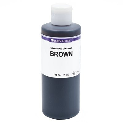 Brown Liquid Food Color - Liquid Food Coloring - 4 oz - 1 Gallon ...