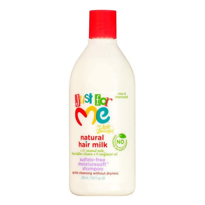 JUST FOR ME Natural Hair Milk Sulfate-Free Moisturesoft Shampoo 13.5OZ ...