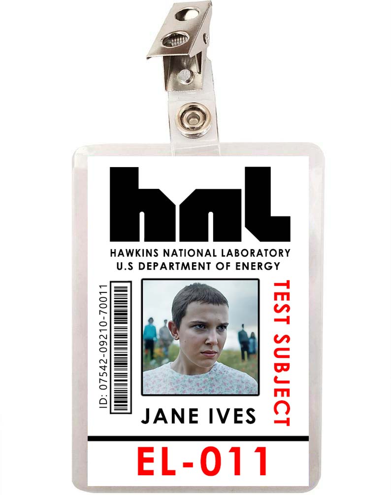 Stranger Things Jane Ives Eleven 11 ID Badge – こんにちはマート | KON NICHIWA MART