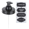 Jarmazing Mason Jar Foaming Soap Dispenser Lid - Wide Mouth – こんにちはマート ...